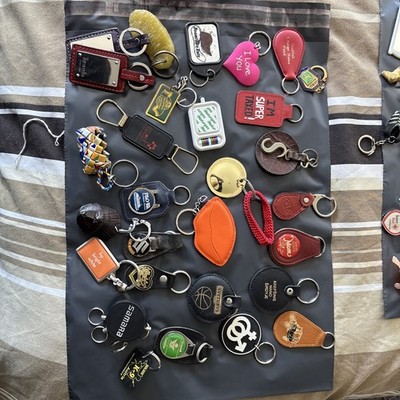 6 Bags Of Assorted Keyrings Funky,Retro,Fun, and Weird, Job Lot! | eBay UK