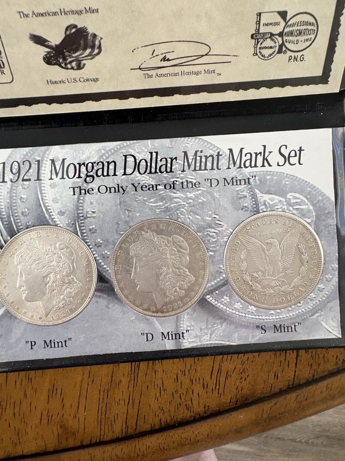 Three-coin set of 1921 Morgan Silver Dollars (Three different mints) | eBay