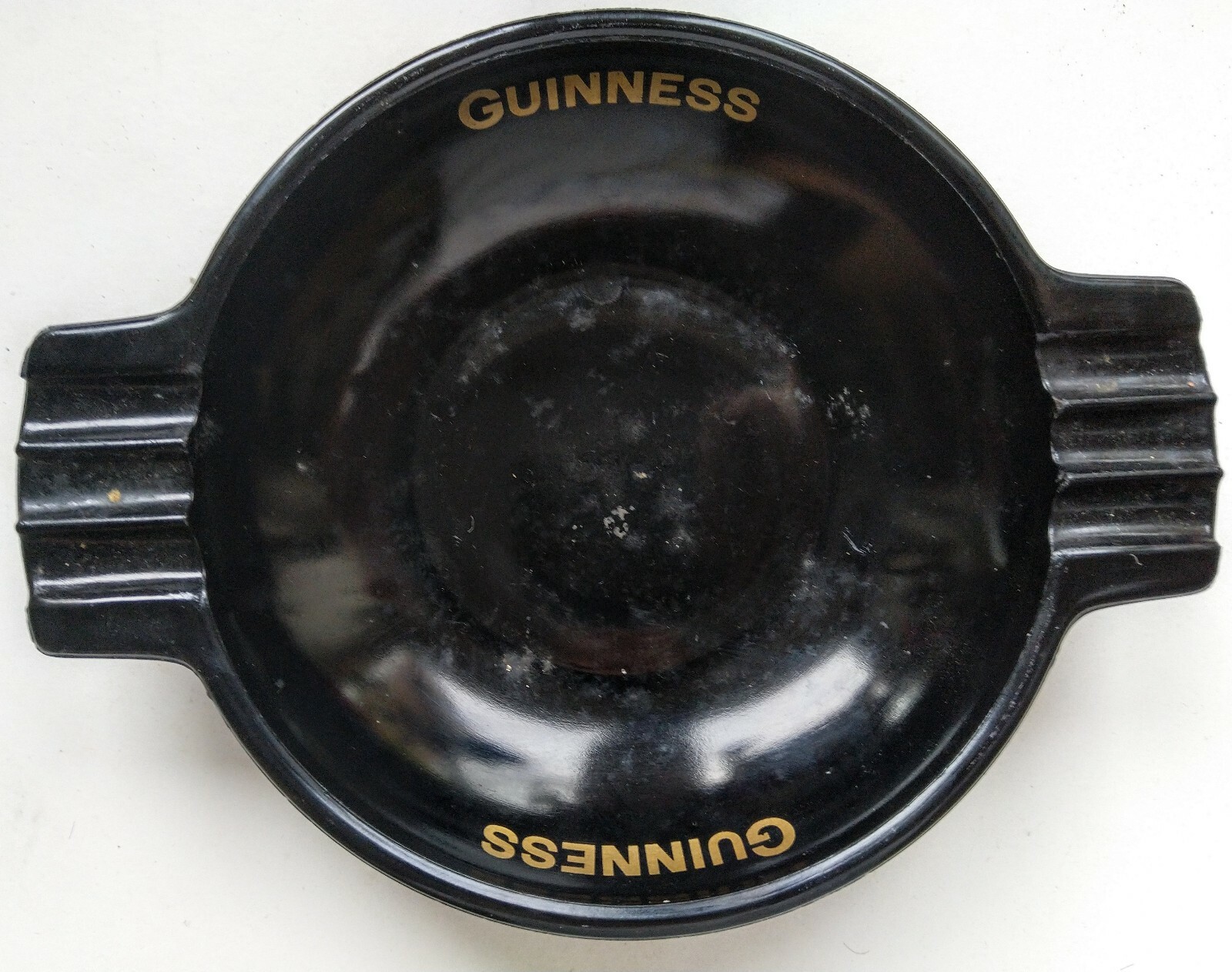 Vintage Original Pub Ceramic Ash Tray Guinness rare Ireland large heavy ...