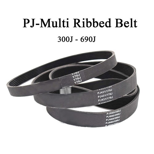 4/6/8/10/12 PJ Multi Ribbed Belt J Type Section Drive Belt Pitch2.34mm ...