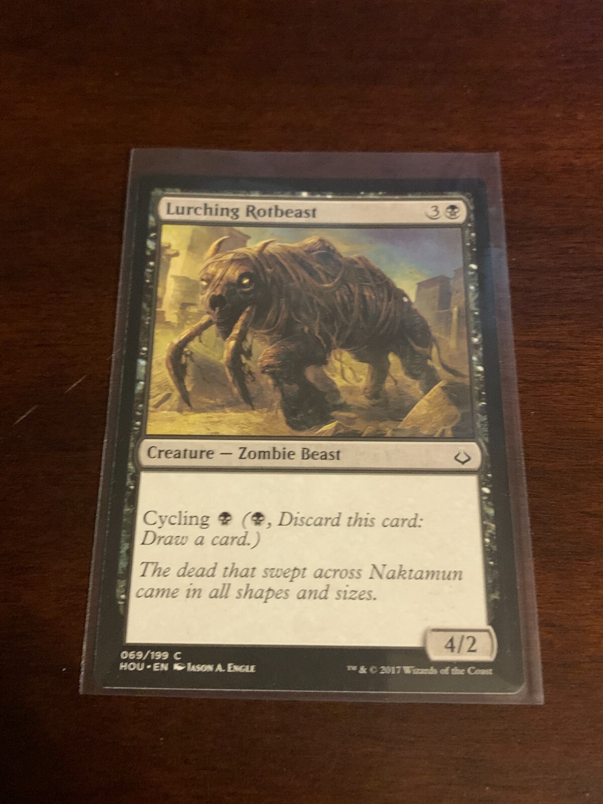 Magic the Gathering Hour of Devastation Lurching Rotbeast | eBay