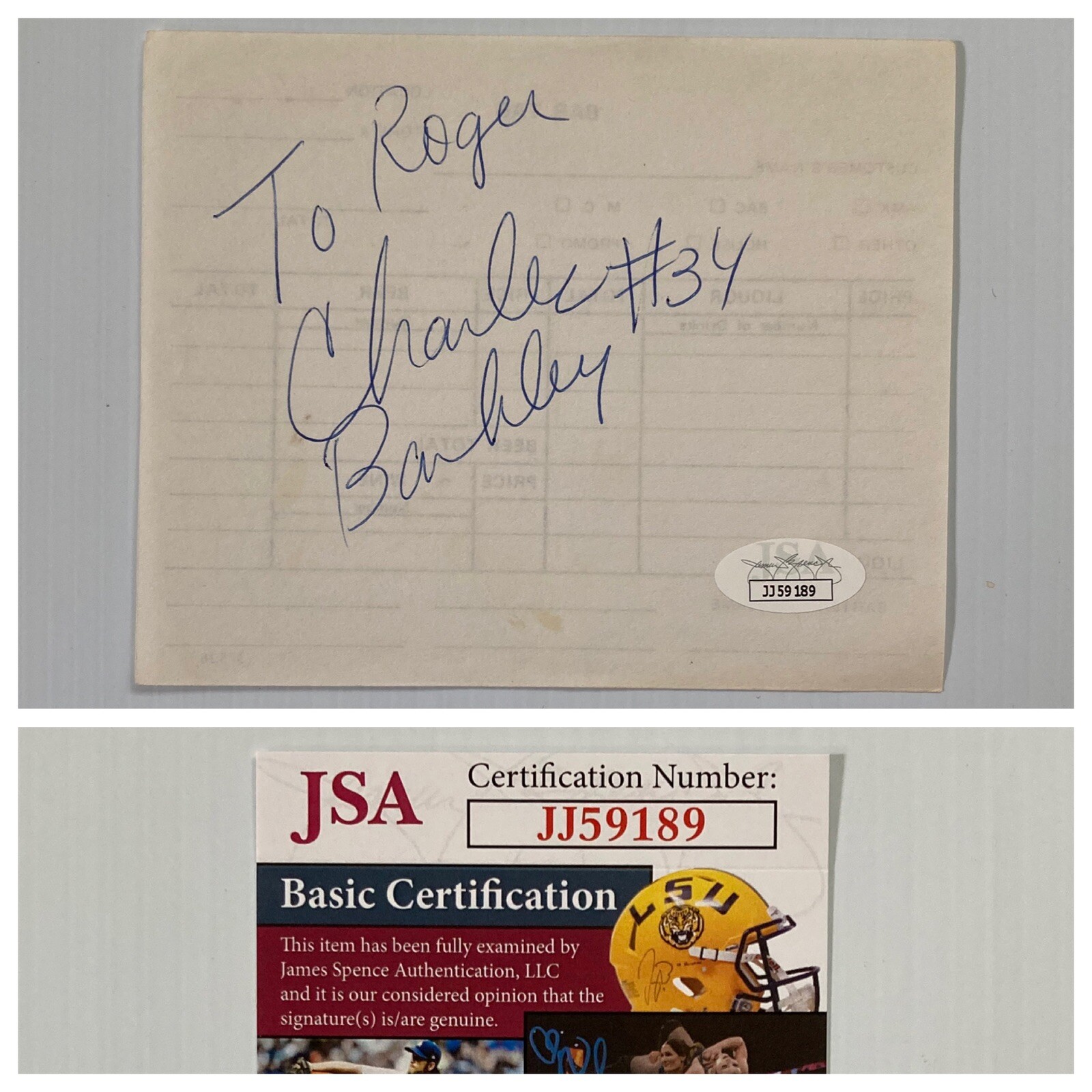Charles Barkley Autographed Memorabilia | Signed Photo, Jersey ...