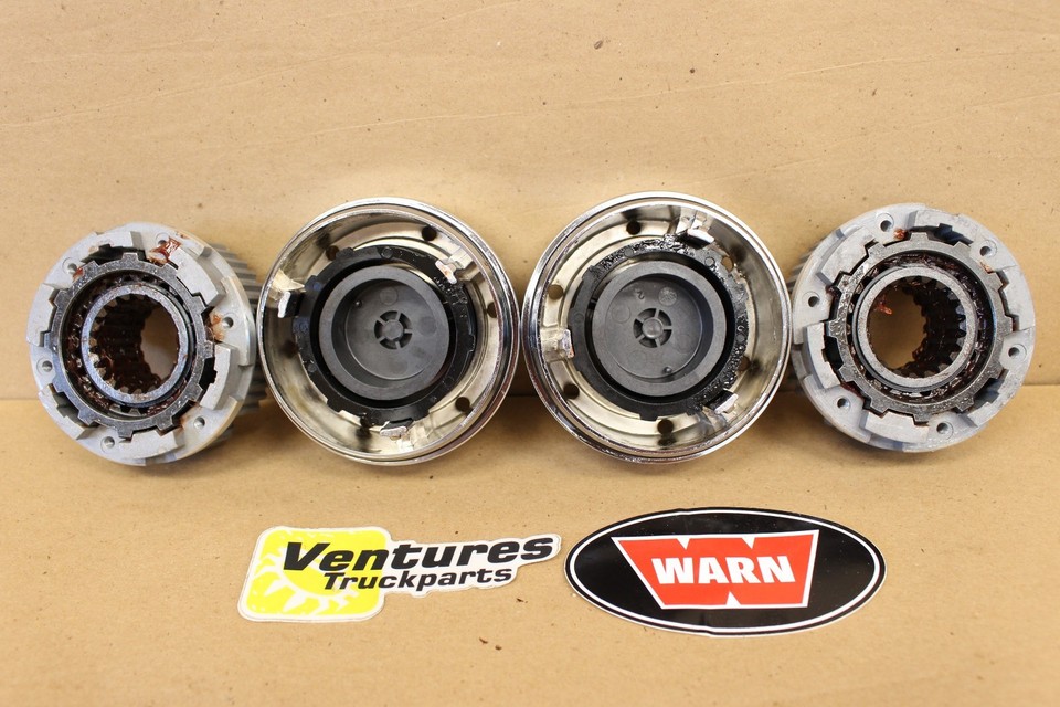Locking Hubs Dana 44 GM 10 Bolt Warn 4X4 19 Spline Ford Jeep Dodge ...