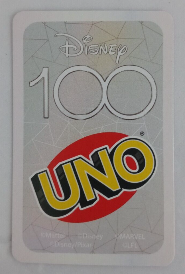 UNO Disney 100 Card Blue Wall- E Reverse Card | eBay