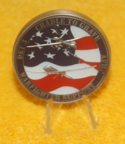 AIR FORCE MATERIEL COMMAND - WARFIGHTER SUPPORT - CHALLENGE COIN - 1.75 ...