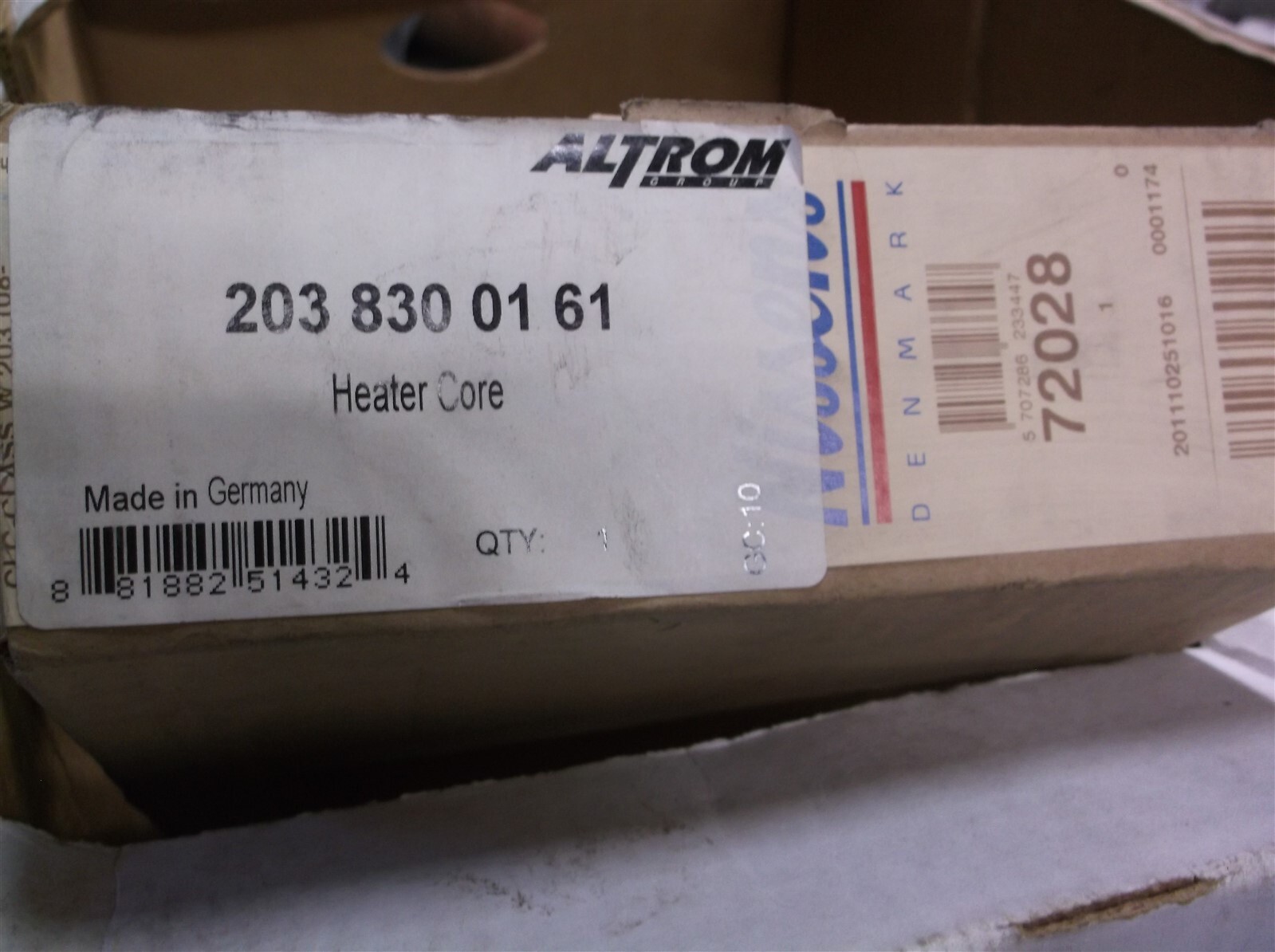 Heater Core V30610008 2038300161 for Mercedes MB | eBay