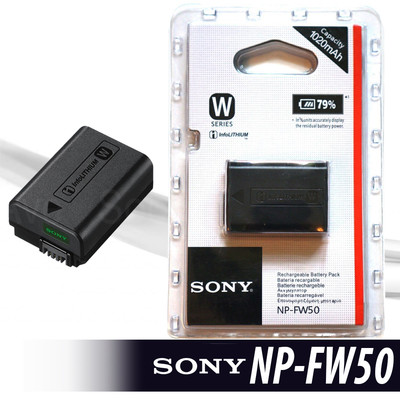 New NP-FW50 Battery for Sony A6300, A6000, A5000, A3000, A7R, Alpha 7 ...