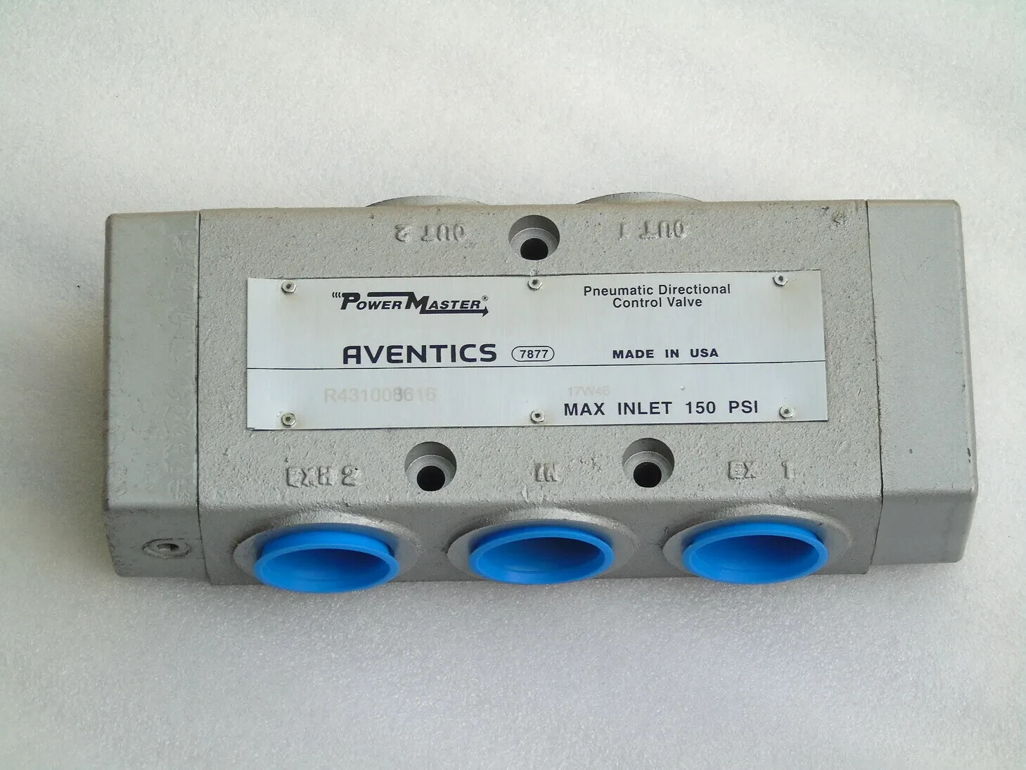 NOS AVENTICS POWERMASTER PNEUMATIC DIRECTIONAL CONTROL VALVE 150 PSI ...