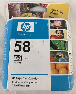 HP Inkjet Print Cartridge #58 Color Photo NOS | eBay