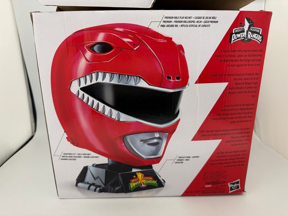Mighty Morphin Power Rangers Lightning Collection Red Ranger Helmet ...