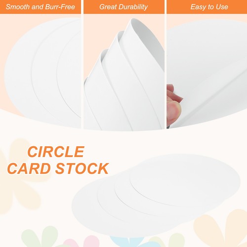 24 Pcs Circle Card Stock, 13 Inch Cardstock Paper Circles for Craft ...