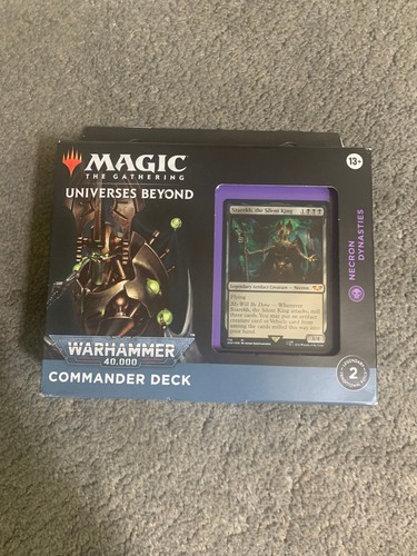 SEALED MTG Warhammer 40,000 Commander Deck Necron Dynasties Magic the ...