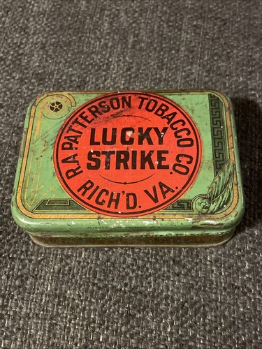 Antique Lucky Strike Tobacco Tin Patterson Tobacco Co | eBay