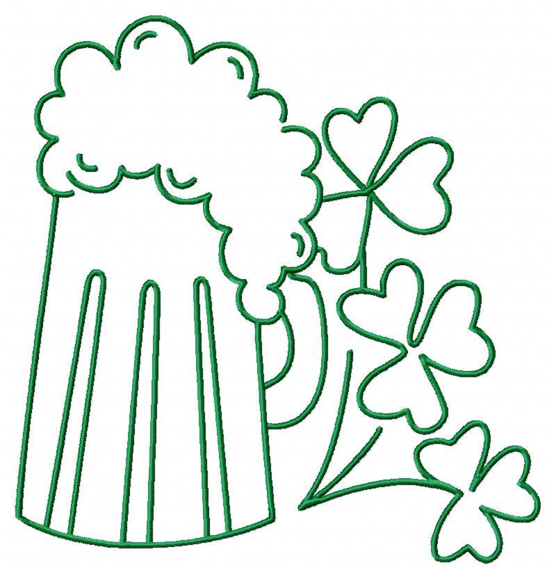 St Patrick Outlines 12 Machine Embroidery Designs on CD in 6 sizes | eBay