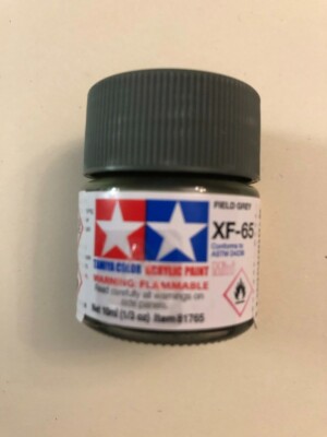 TAMIYA peinture acrylique XF-65 Field Grey mat 10ml | eBay