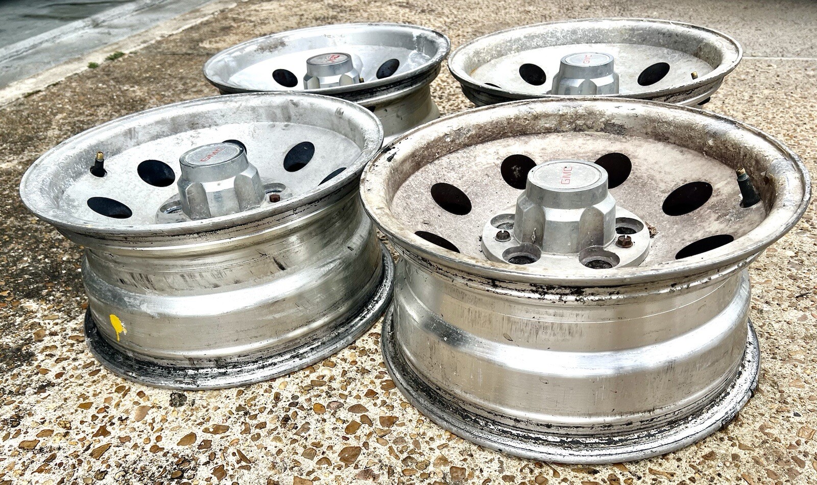 Factory OEM 1973-87 Chevrolet GMC C10 1500 Truck Aluminum Wheels 15X7 5 ...