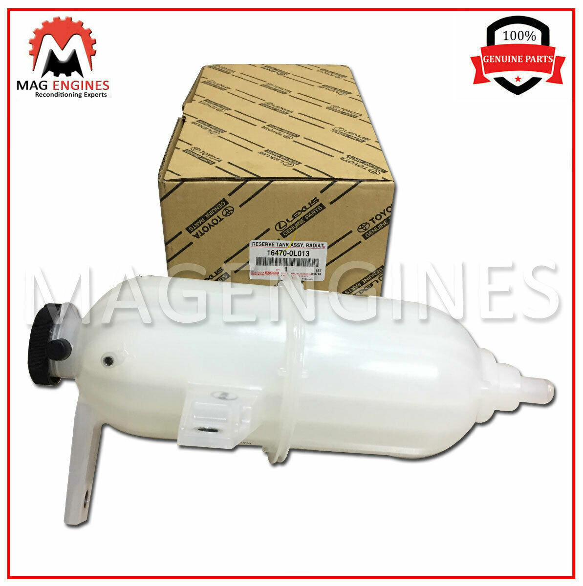 16470-0L013 GENUINE OEM TANK ASSY, RADIATOR RESERVE 164700L013 | eBay