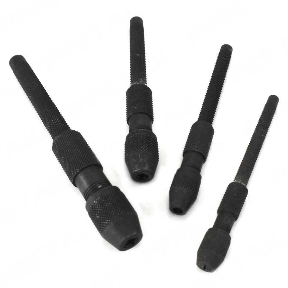 4Pc PIN VICE CHUCK SET 0.8-4.8mm Watch Jewellery Wire Repair Model ...