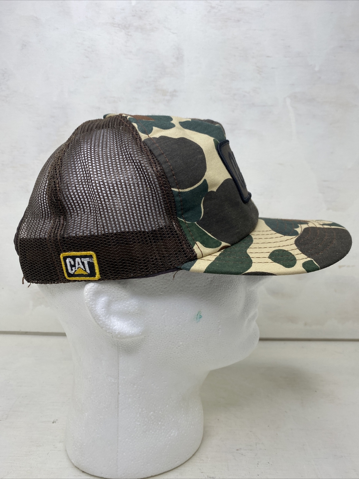 Vintage Cat Caterpillar Snap Back Patch Trucker Hat C… - Gem