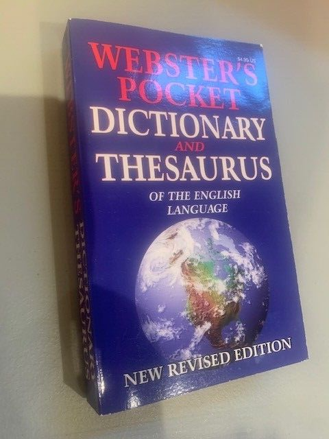 Webster's Pocket Dictionary Thesaurus 2005 Paperback Revised Edition ...