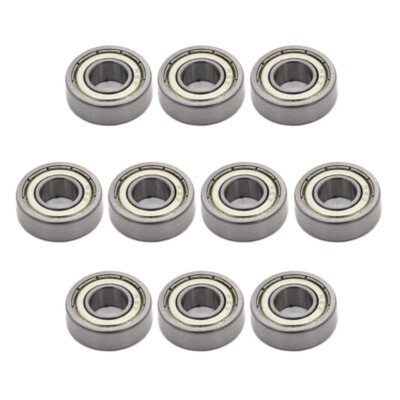10PCS R6-ZZ Shielded Ball Bearing C3 Clearance 3/8" x 7/8" x 9/32 ...