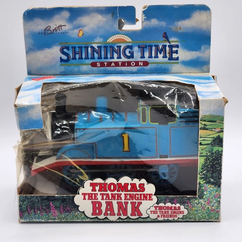 1992 Thomas the Tank Engine Bank Shining Time Station Vinyl Figure in ...