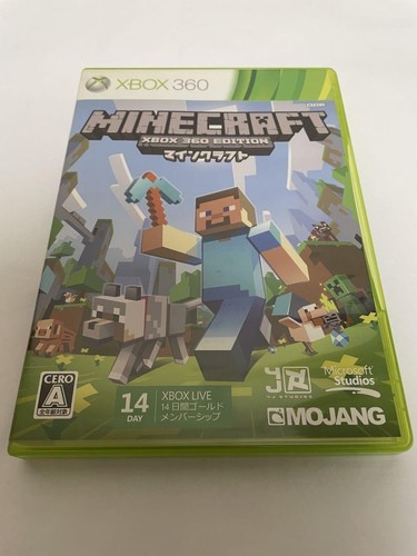 Minecraft Xbox 360 Edition Japan Version CERO A Complete Tested Mojang ...