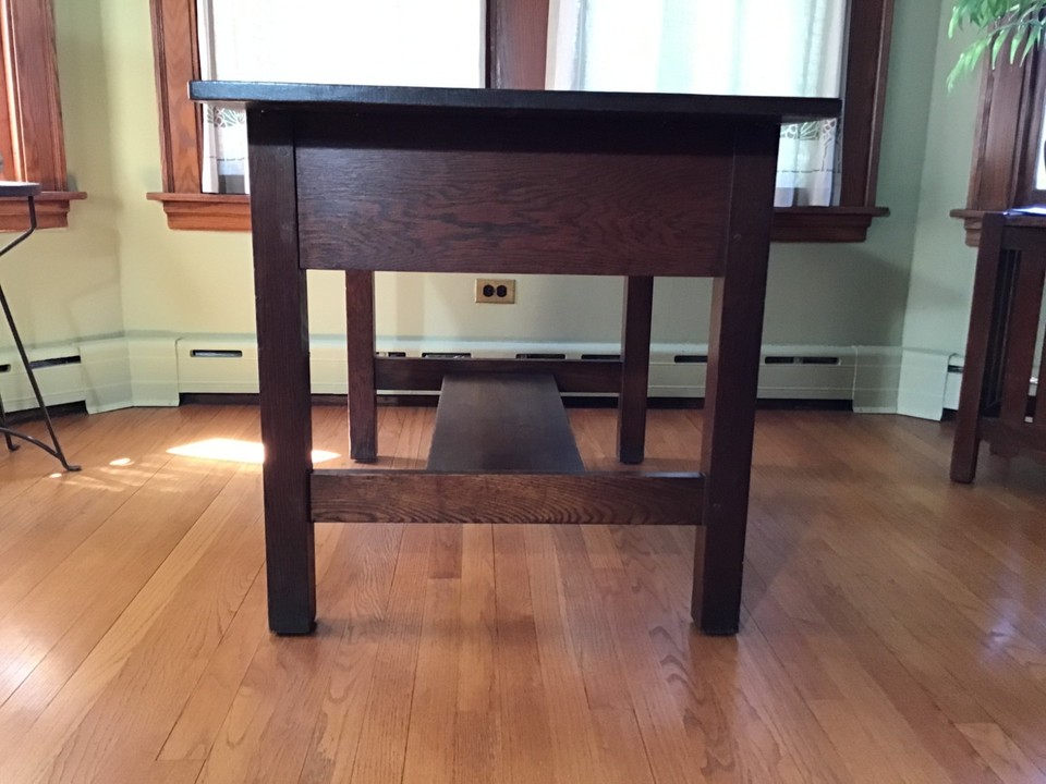 Gustav Stickley Original Finish Mission Arts & Crafts Desk Library ...