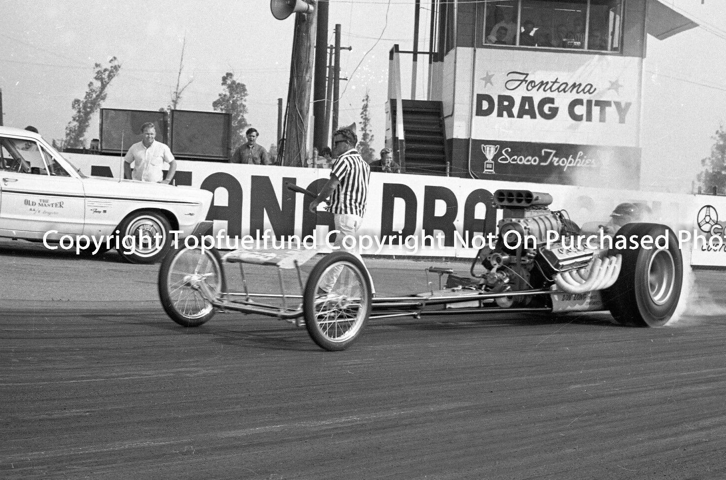 Ed Pink The Old Master Dragster Mike Snively Fontana NHRA 8x12 NHRA ...