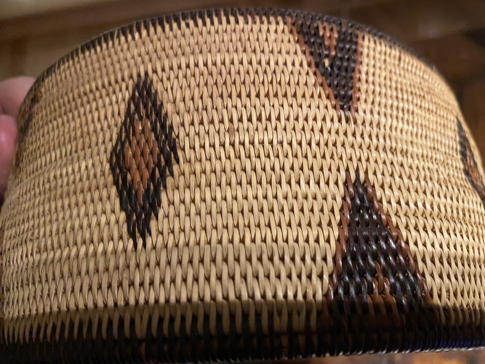 Vintage Romblon Island Philippines Fine Weave Lidded BASKET art | eBay