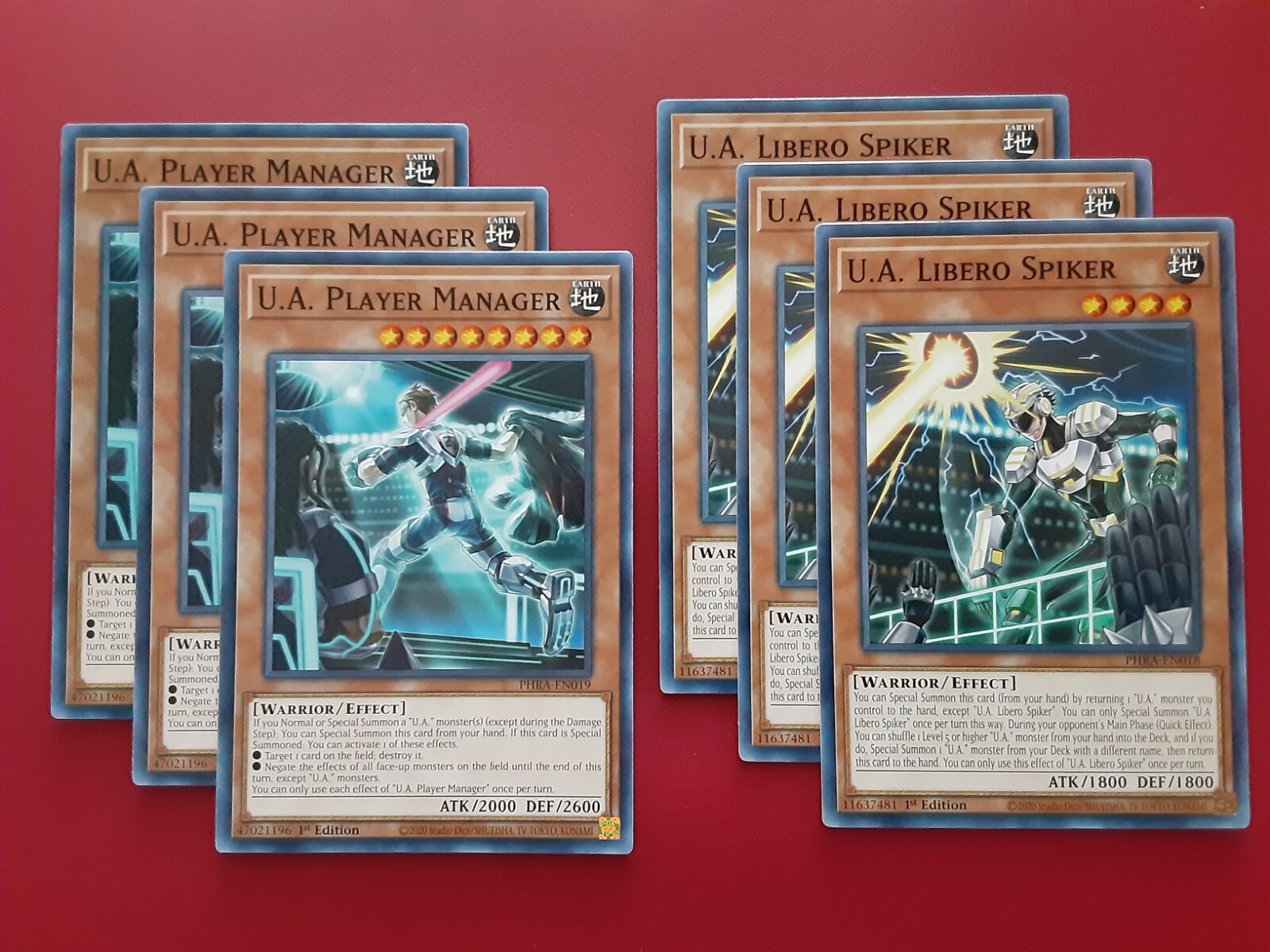 Yugioh U.A. Ultra Athlete Deck 54 Card Stadium Complete Budget ...