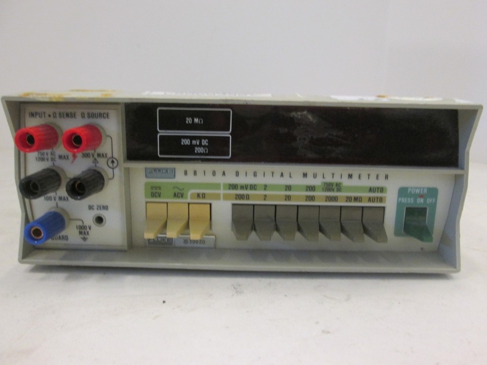Fluke, 8810A, Digital Multimeter, Used | eBay