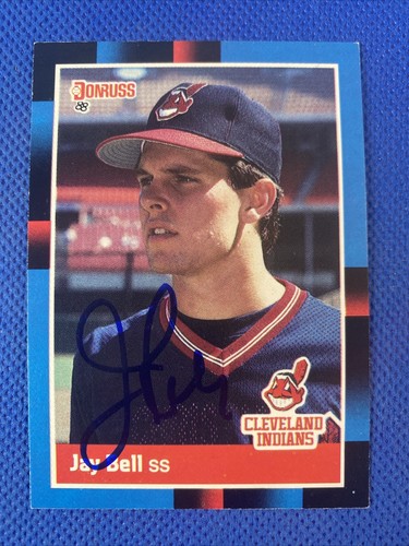 1988 Donruss Jay Bell #637 Auto Signed Autograph Indians | eBay