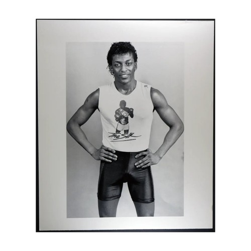 Photo de presse vintage Boxe Michael Olajide Jr.Années 80 FT 35072 ...