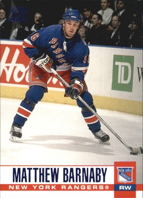2003-04 (RANGERS) Pacific Blue #219 Matthew Barnaby/250 | eBay