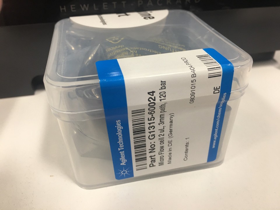 Agilent G1315-60024 Flow cell, standard, 3 mm, 2 µL, 120 bar New in Box ...