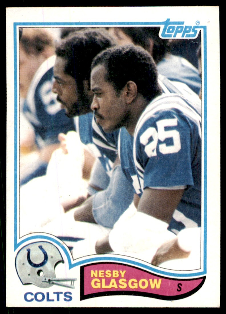 1982 Topps Nesby Glasgow Baltimore Colts #15 | eBay