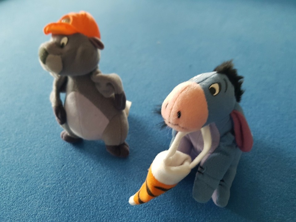 WINNIE THE POOH TIGGER MOVIE EEYORE & GOPHER McDONALD'S TOYS, BOXES Etc ...