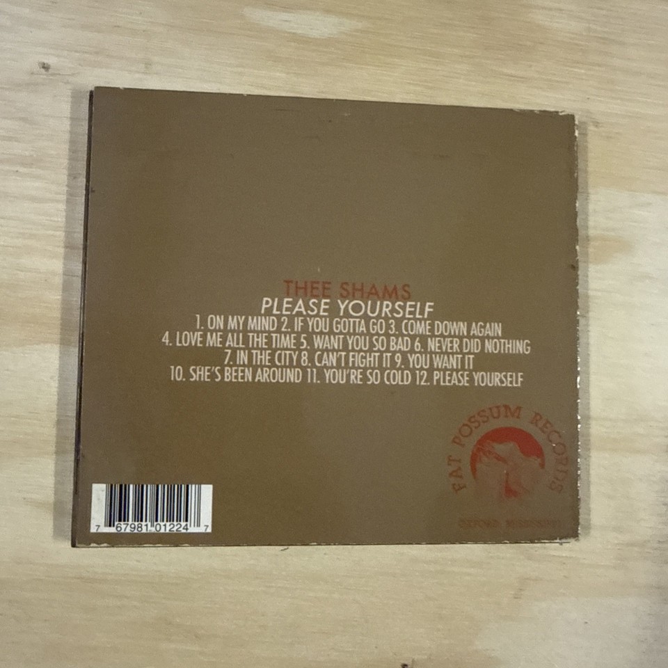 Thee Shams Please Yourself CD Fat Possum 2004 [Buffalo Killers garage ...