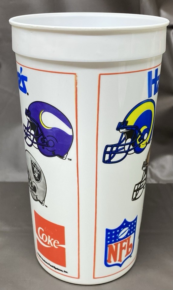 2 Vintage Hardee’s NFL Plastic Cups 1991 Cincinnati Bengals San ...