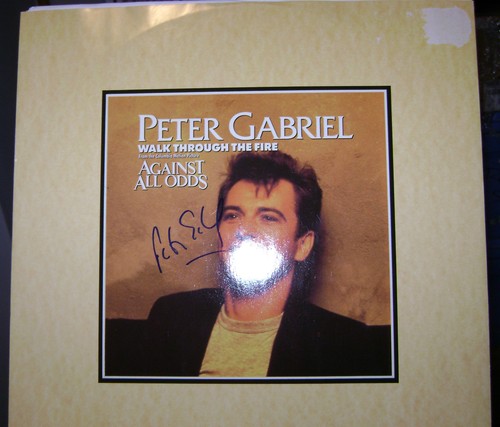 Peter Gabriel Autograph genesis signed a | eBay