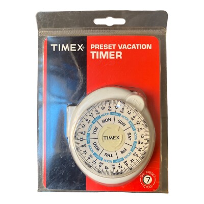Timex Preset Vacation Timer TX12885X BRAND NEW | eBay
