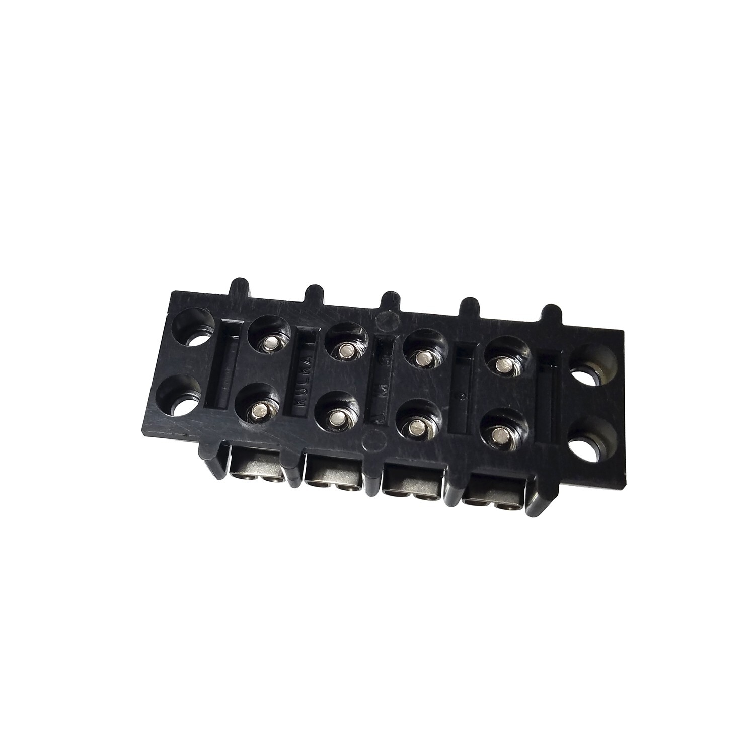 3pc Four Pole Double Row Terminal Block Barrier Strip 300V 20A Kulka ...