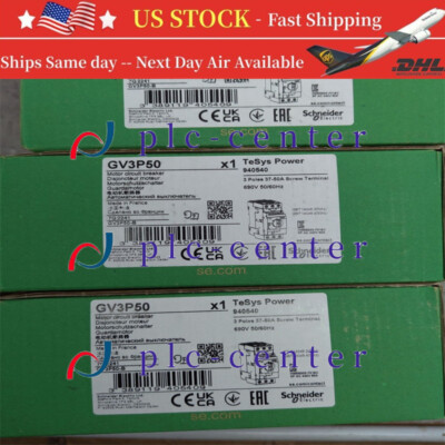 NEW Schneider Electric GV3P50 TeSys GV3 Circuit Breaker Thermalmagnetic ...
