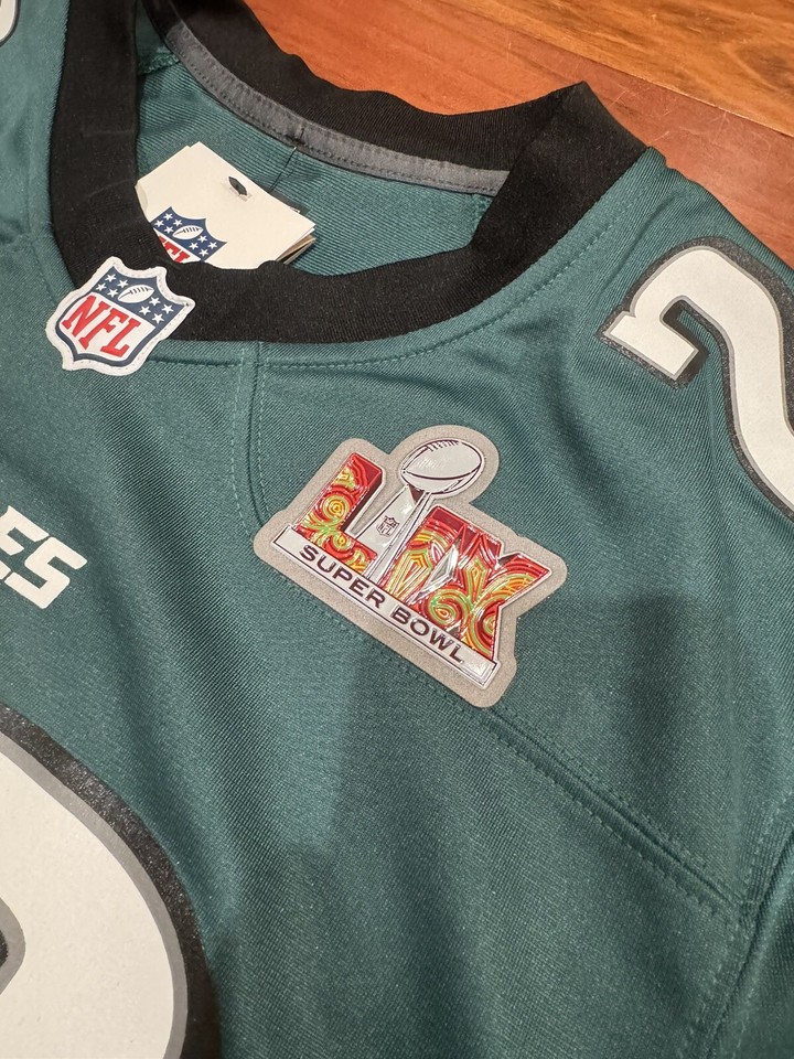Nike Saquon Barkley Midnight Green Philadelphia Eagles Super Bowl LIX ...