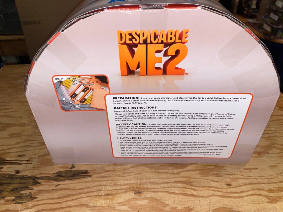 Despicable Me 2 Talking Agnes Collector Edition Toysrus Exclusive New ...