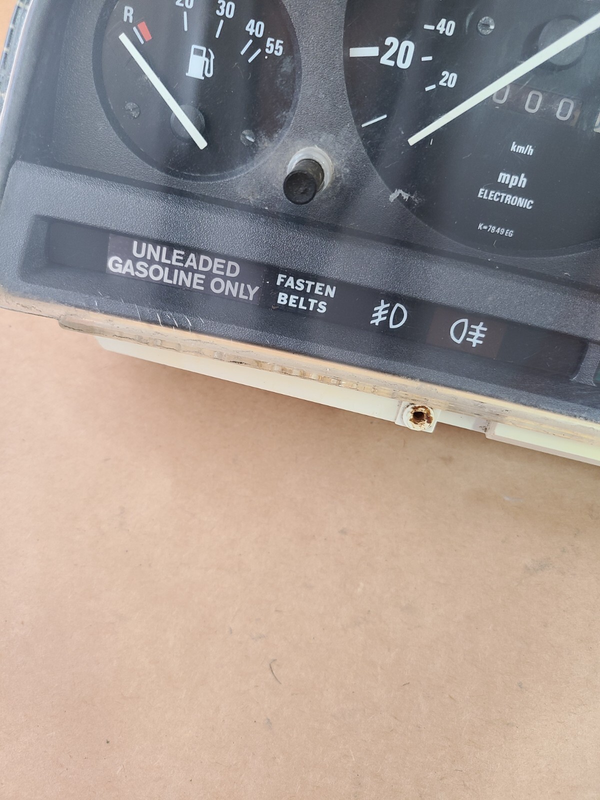 1984 BMW E30 323i Motometer 6K RPM Redline Instrument Cluster 213k | eBay