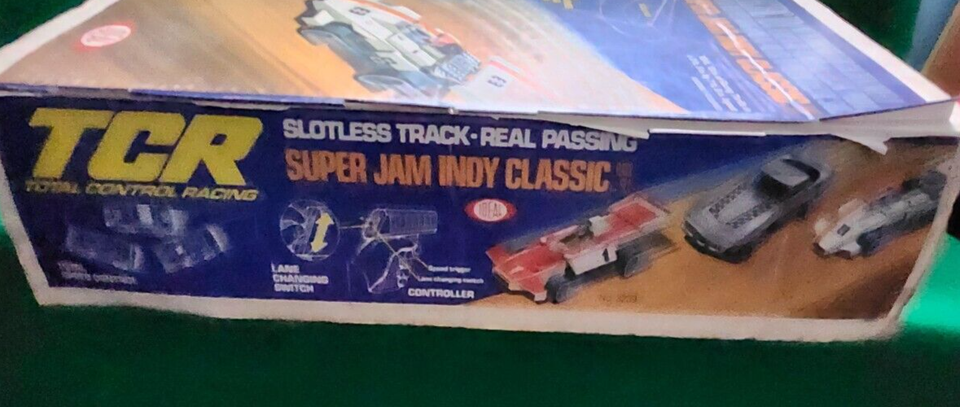 VINTAGE TCR Total Control Racing Super Jam Indy Classic Race Set TRACK ...
