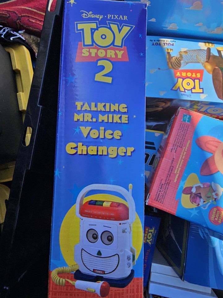 NIB DISNEY PIXAR TOY STORY 2 TALKING MR. MIKE VOICE CHANGER PLAYSKOOL ...