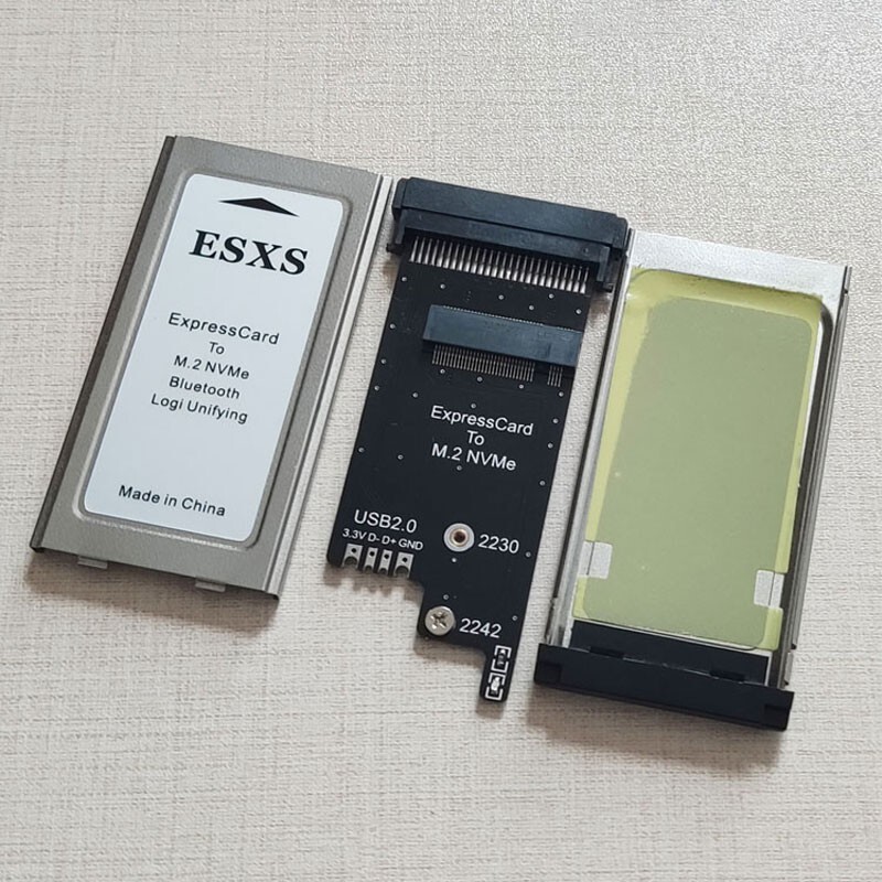 PCIE ExpressCard to M.2 NVMe SSD Adapter Card 2230 X201 X230 T40 ...